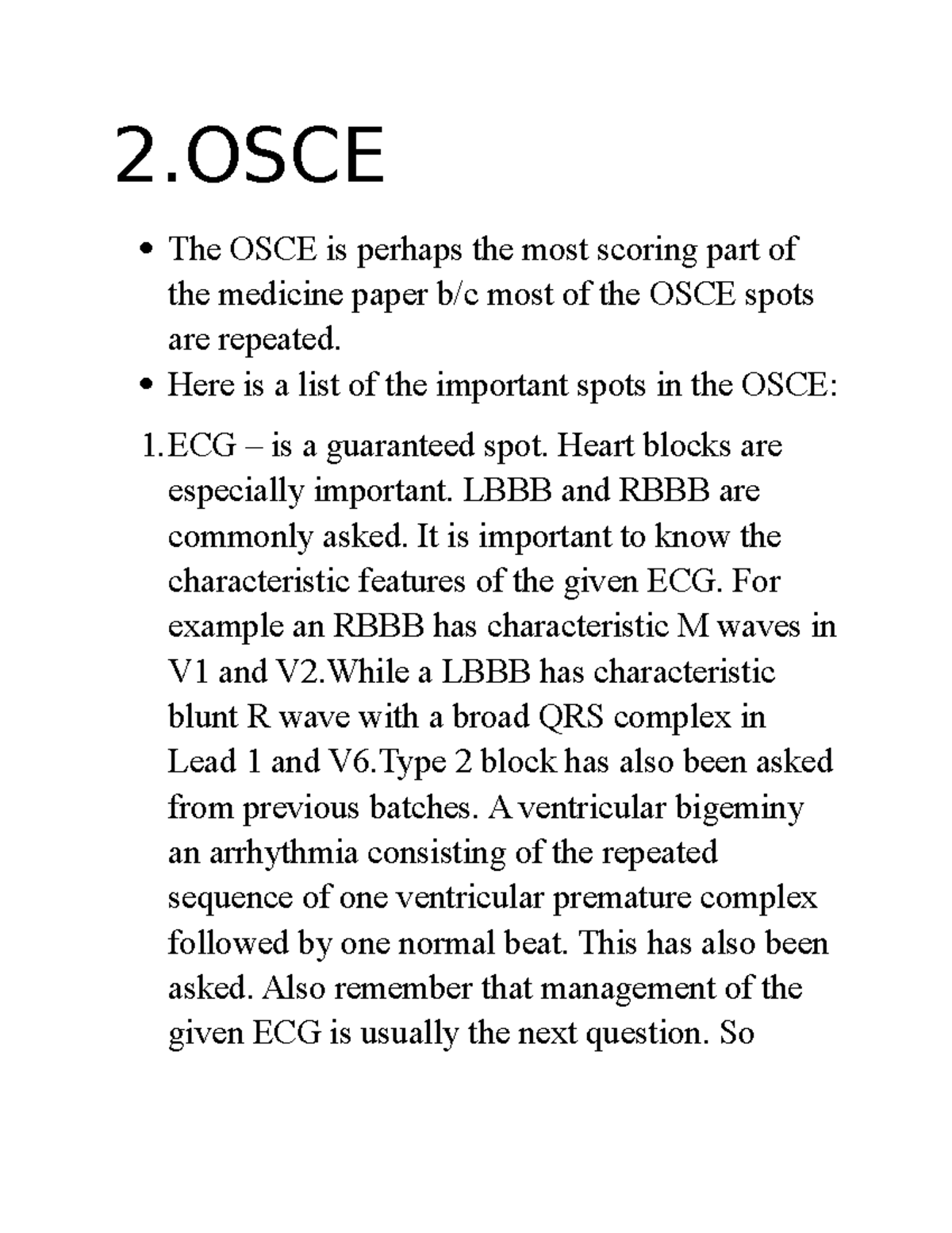Medcine osce - 2 The OSCE is perhaps the most scoring part of the ...