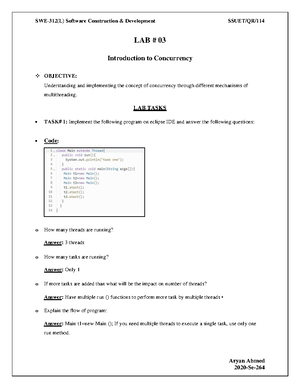 Lab#10[edit] - SWE-208: Software Design and Architecture SSUET/QR/ LAB ...