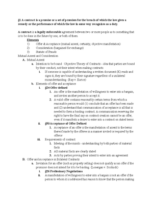 Contracts Flow Chart. CL and UCC ( Reddit) - CON1 - Studocu