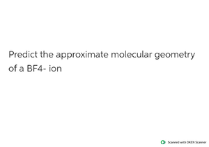 Chemistry 7 - VSEPR theory, Hybridization, Tetrahedral geometry ...
