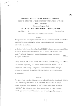 Plates and Shells - LECTURE NOTES ON THEORY OF PLATES AND SHELLS ...