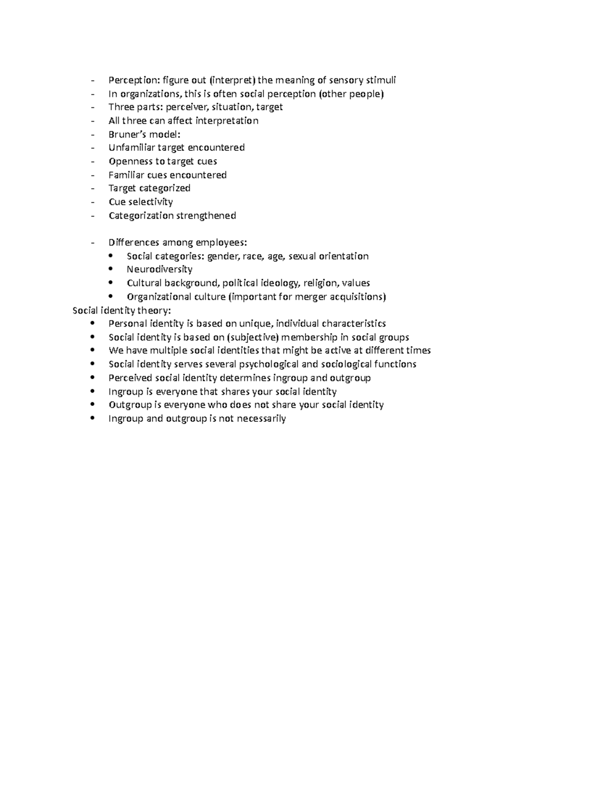 899 - hiiii - Perception: figure out (interpret) the meaning of sensory ...