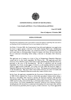 Fedsure cases - Case summaries needed for lectures - FEDSURE LIFE ...