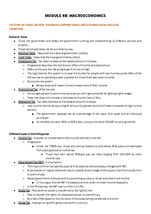 Finance Notes - Macroeconomics 1. What are the possible shapes of the ...