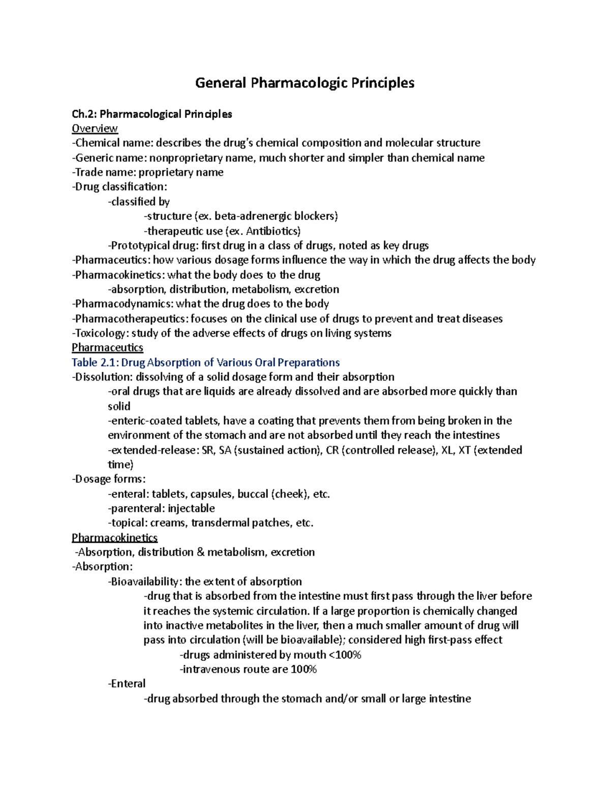 General Pharmacologic Principles - beta-adrenergic blockers ...