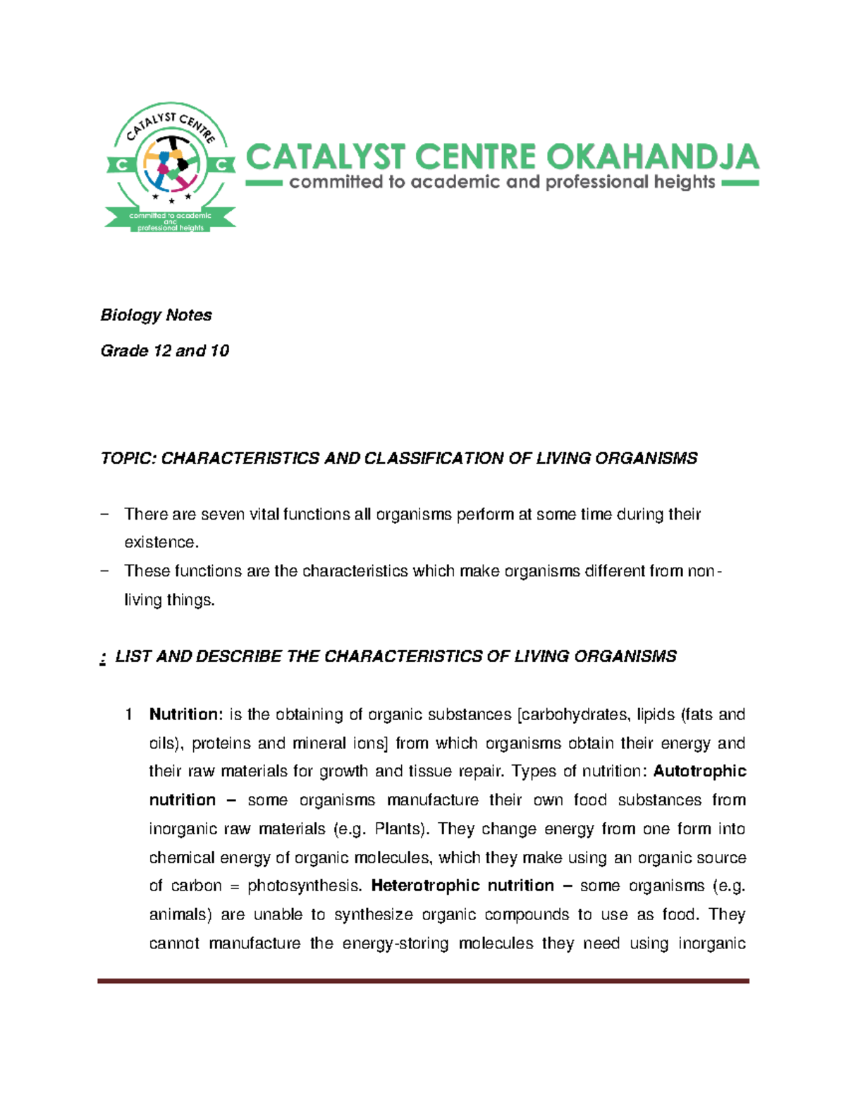 Biology notes grade 11 - Miss Selma - 89f3a5fa7bd8a399ab9ffc4839e814fa ...