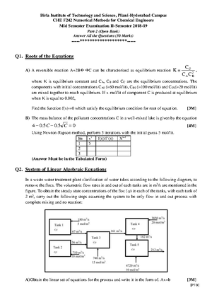 Solutions To Applied Numerical Methods With Matlab For Engineers And ...