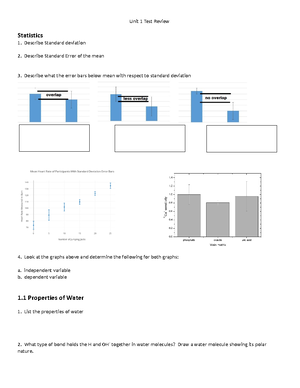 Topic+1 - Water - Topic 1 The Structure of Water and Hydrogen Bonding 1 ...