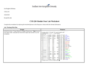 CYB-210 Module 4-3 - Isis Hughes-Mohney CYB- Michael Michlowski 1/23 ...