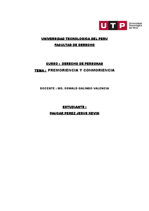 TA2 Sujetos Y Actos DEL Proceso - Facultad de Derecho Teoría General ...
