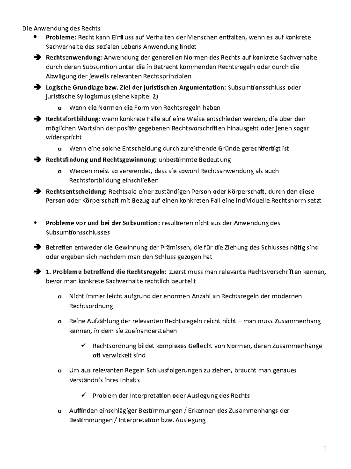 Methodenlehre 2 - Probleme: Recht kann Einfluss auf Verhalten der ...