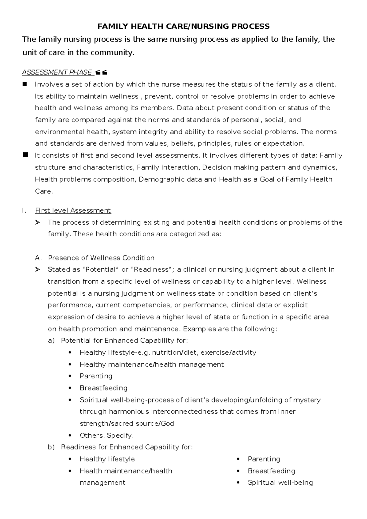 Inbound 1511759957091048598 - FAMILY HEALTH CARE/NURSING PROCESS The ...