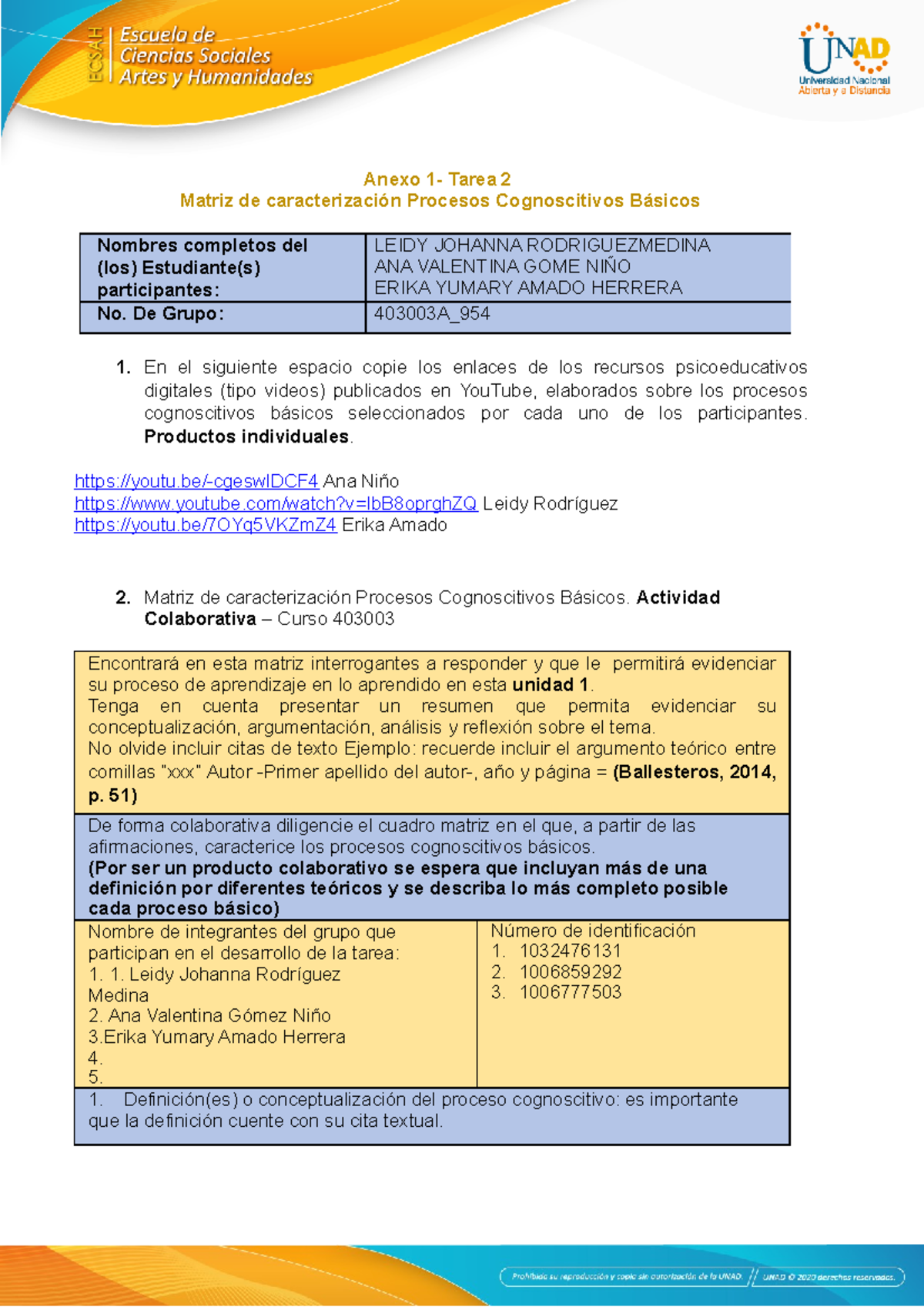 Anexo 1 - Tarea 2 - Matriz (1) fi - Anexo 1- Tarea 2 Matriz de caracterización Procesos - Studocu