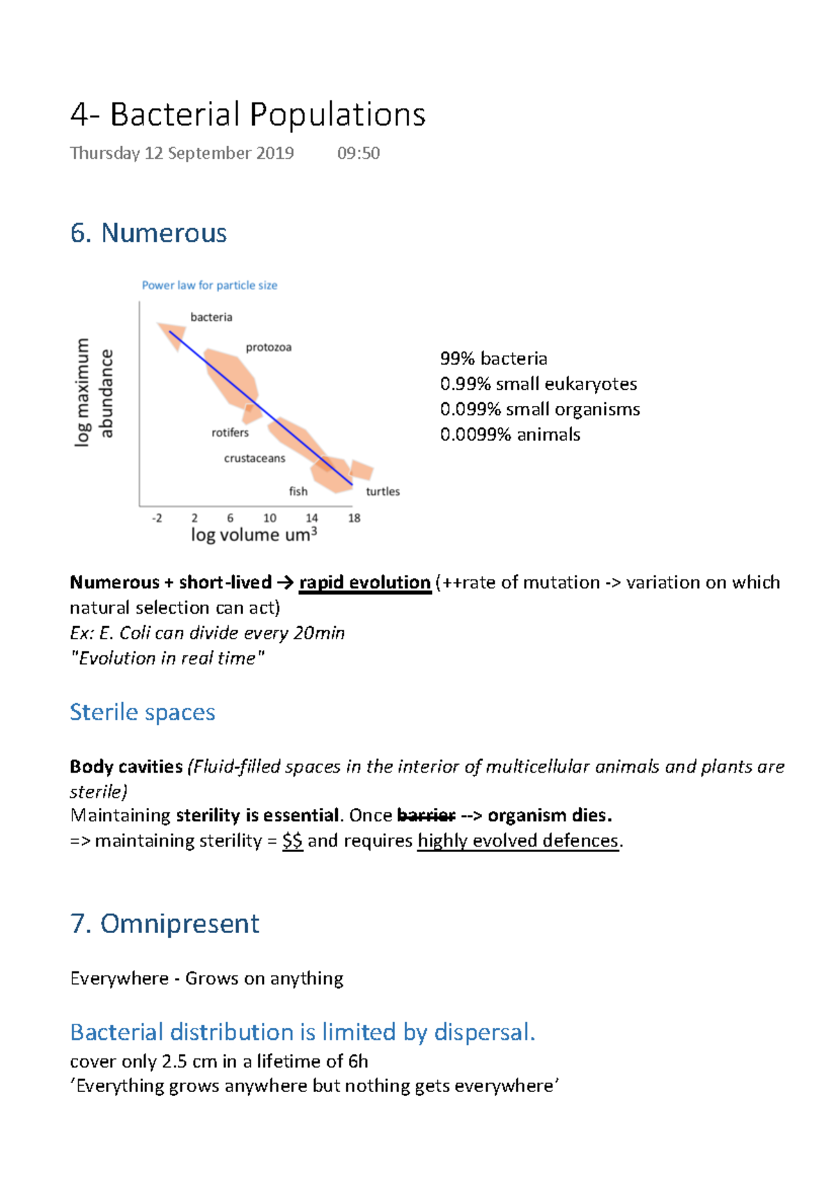 4- Bacterial Populations - Warning: TT: undefined function: 32 6. Numerous Numerous + short ...