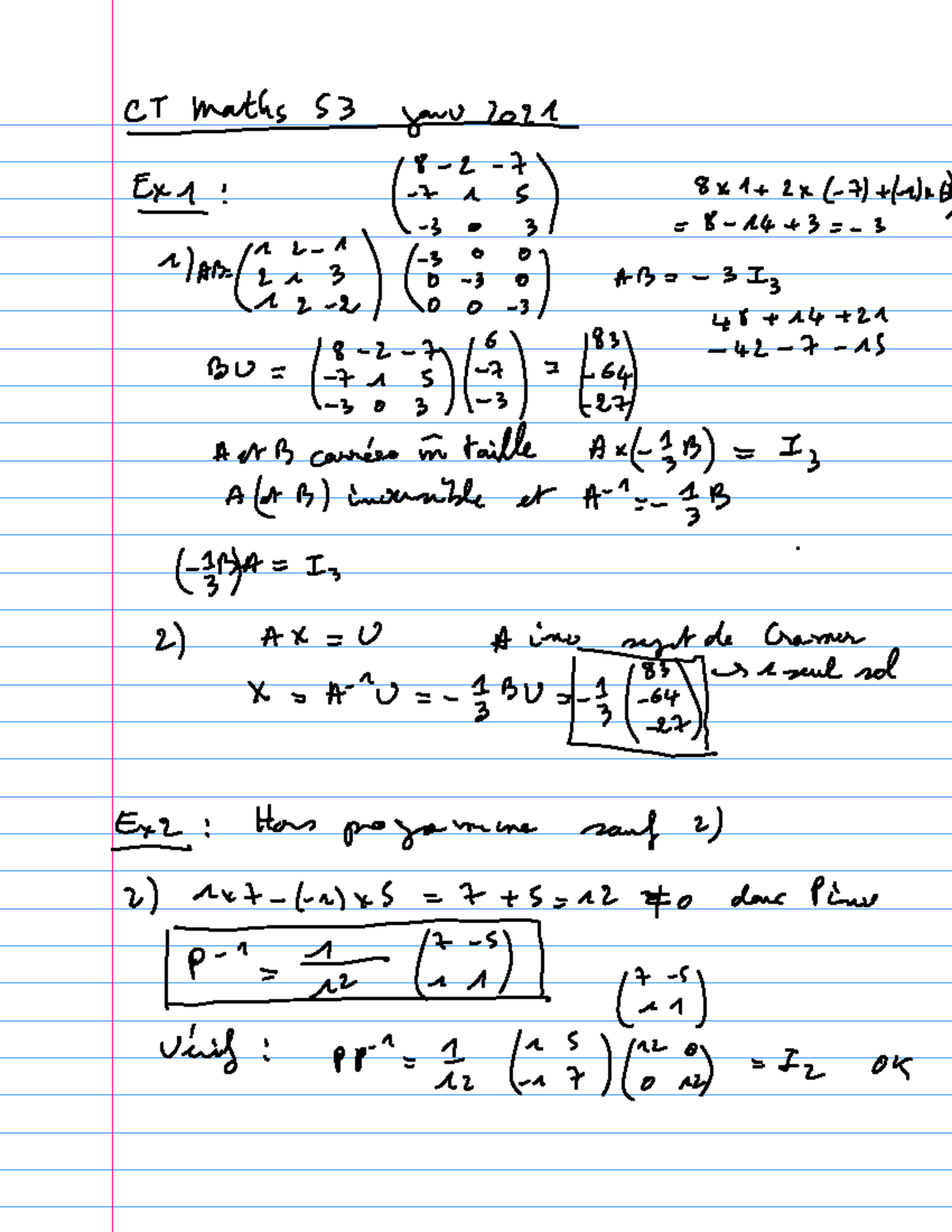 Partiel maths S3 2021 - Maths S3 2020- Contrˆole Terminal janvier 2021 ...
