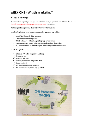 Final Exam - Practice Quiz - Answers - MKTG1501 Practice Quiz Please note that these sample ...