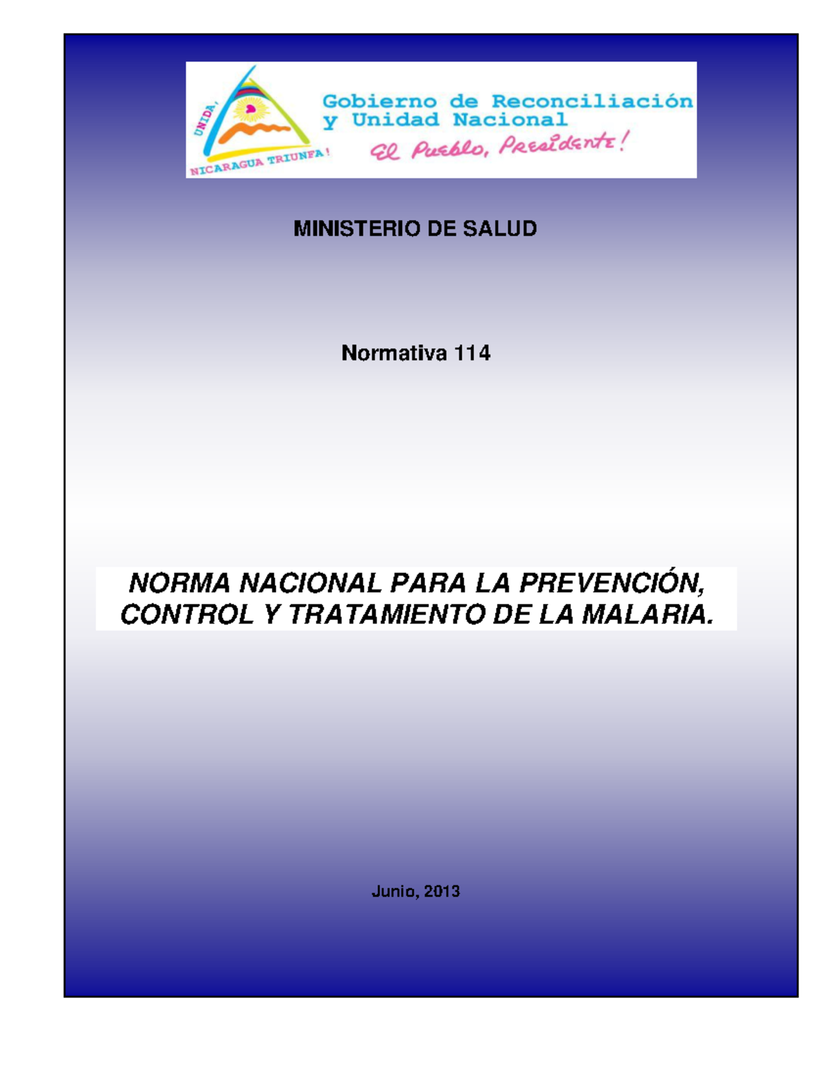 N -114 Norma nacional para la prevención, control y tratamiento de la ...