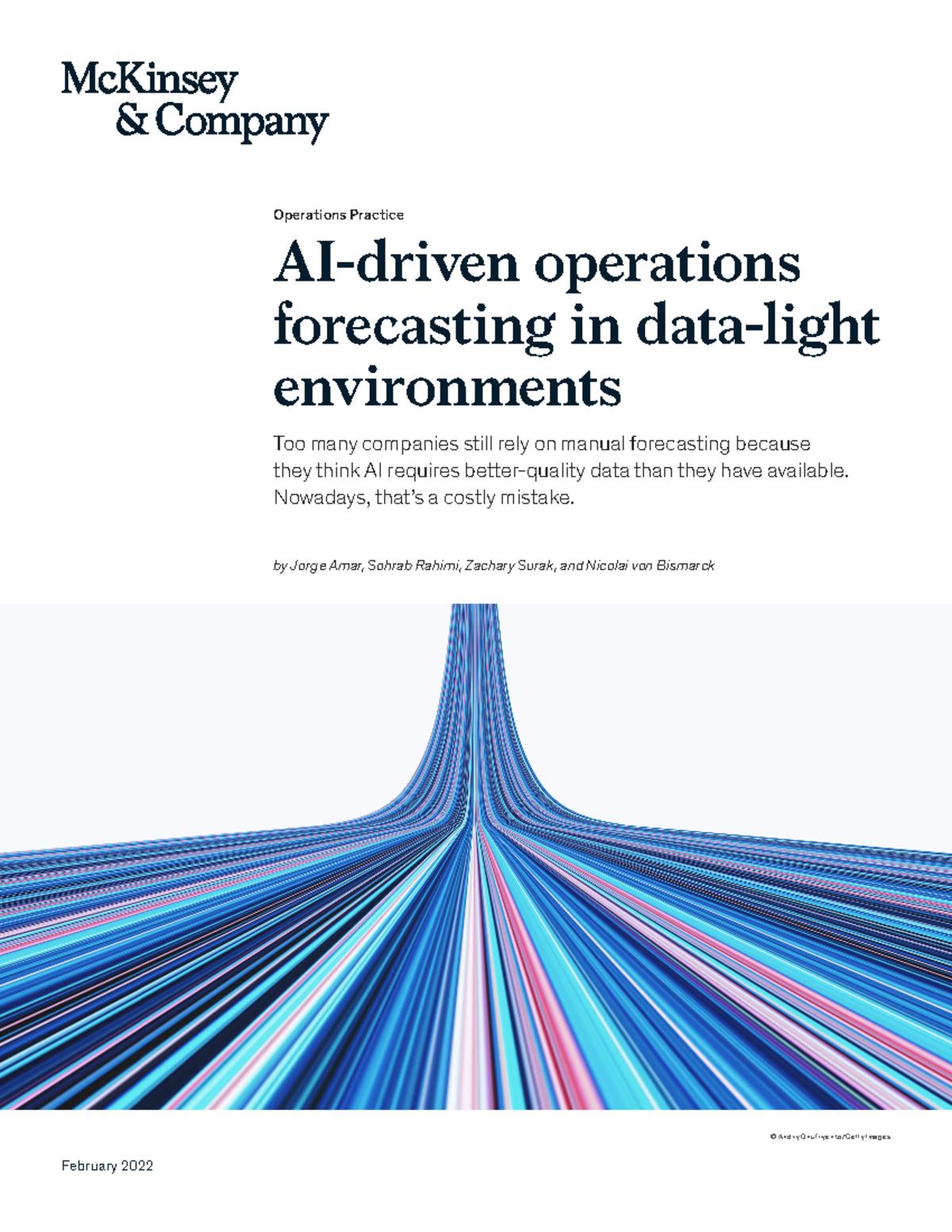 Ai Driven Operations Forecasting In Data Light Environments Vf Operations Practice Ai Driven