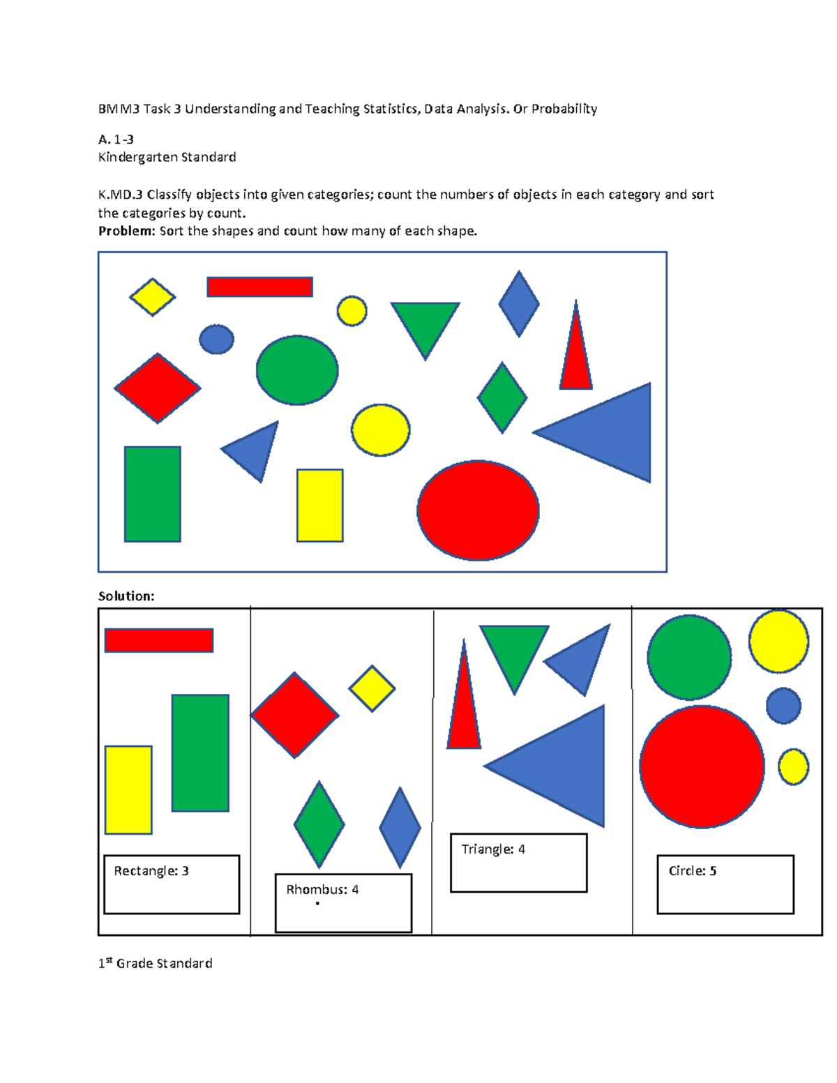 BMM3 Task 3 Understanding and Teaching Statistics - Or Probability A. 1 ...