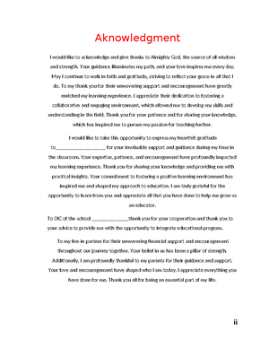 Acknowledgement - hoping to help you well . - ACKNOWLEDGEMENT I would ...