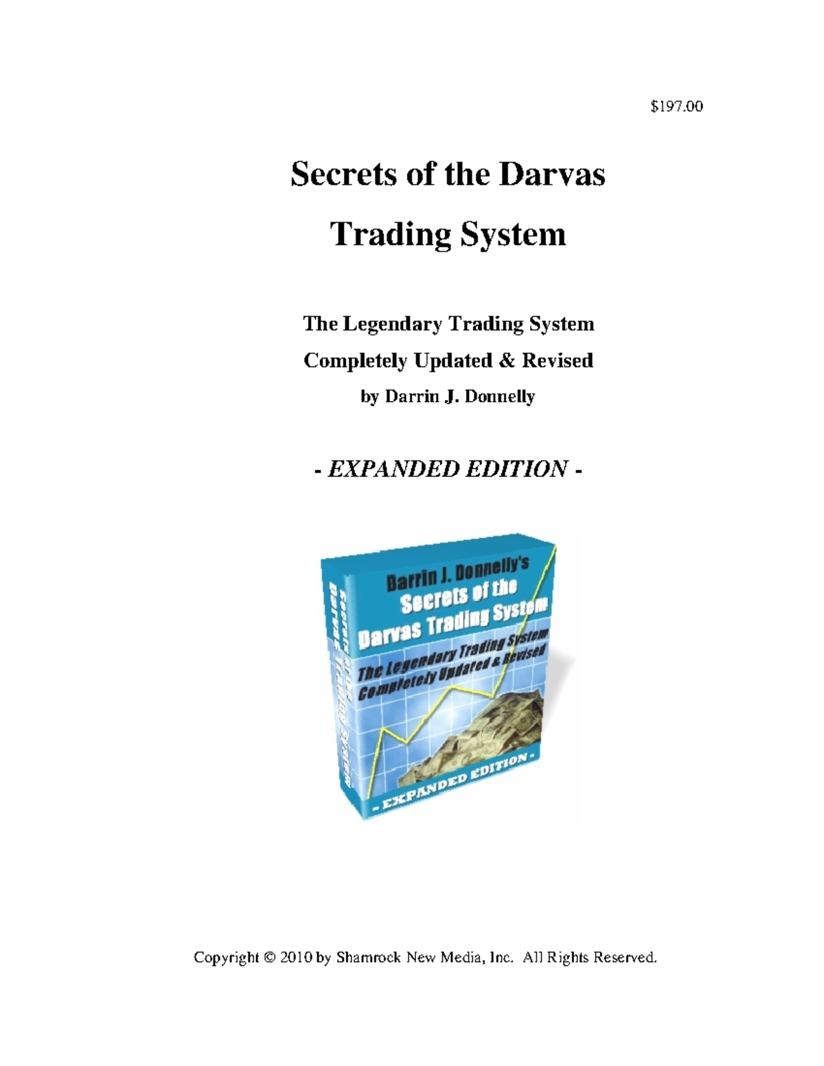 Darvas Trading System Secrets - $197. Secrets of the Darvas Trading System The Legendary Trading ...