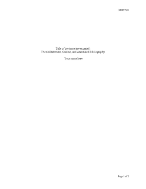 Group Analysis Paper Assignment Instructions - HSCO 511 GROUP ANALYSIS ...