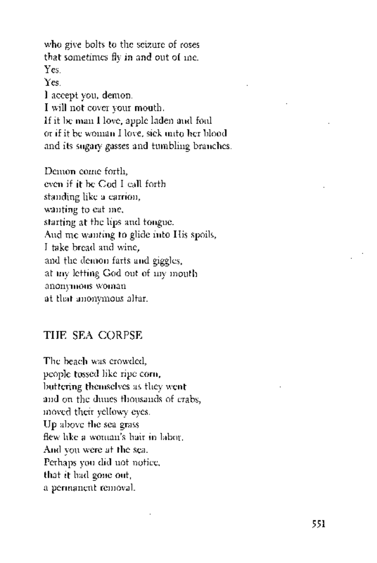 Anne Sexton - The Complete Poems 579 - who give bolts to the seizure of ...