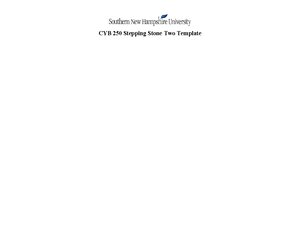 CYB 300 Milestone Three Worksheet - Security Analysis Table Security ...
