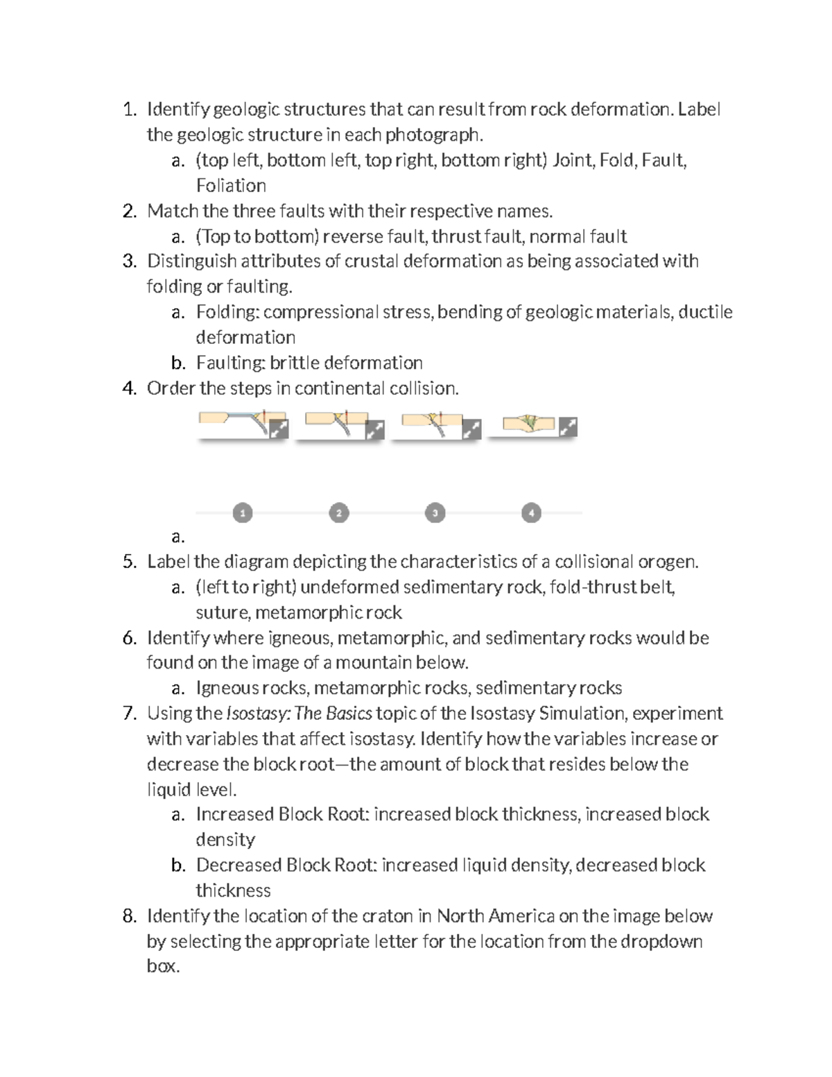 Chapter 7 Smartworks Activity Answers - Identify geologic structures ...