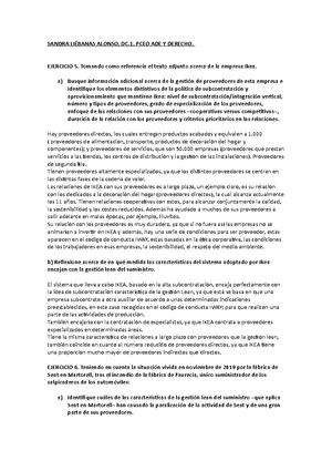Práctica tema 4 - ejercicios resueltos del tema 4 - PRÁCTICA TEMA 4 Teniendo en cuenta la ...