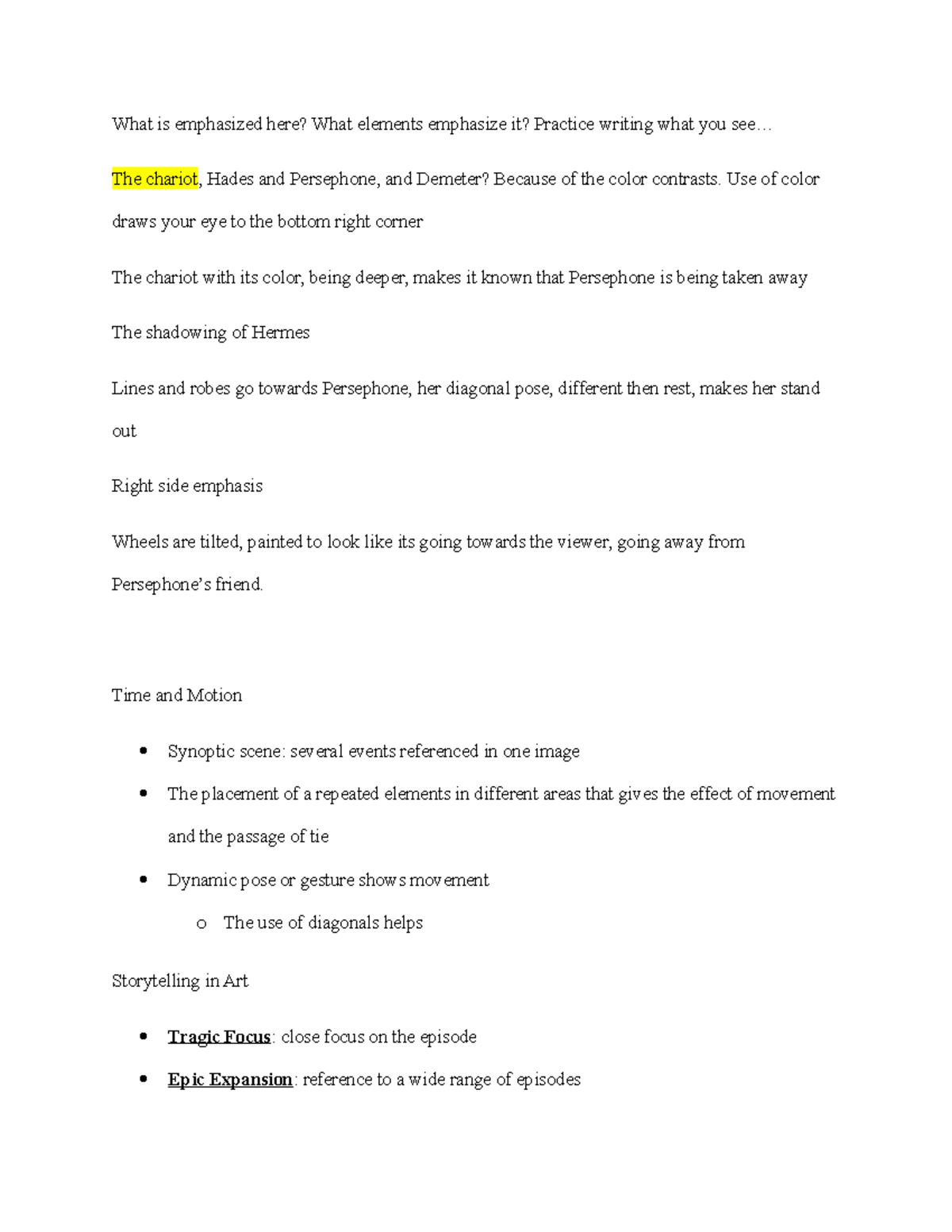 Art Wednesday March 23 - Notes on art - What is emphasized here? What ...