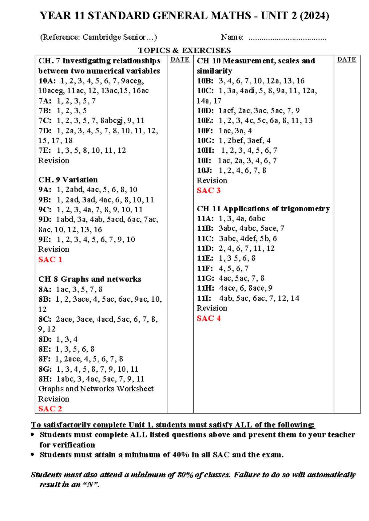 2024%20GM%20Course%20Outline%20%20Unit2 - YEAR 11 STANDARD GENERAL ...