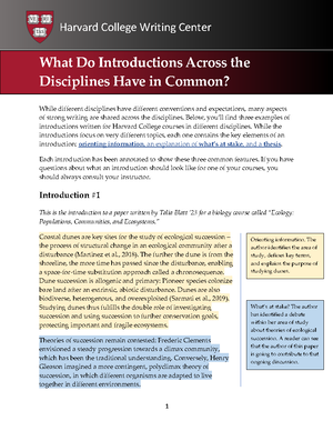 Anatomy of a body paragraph - Harvard College Writing Center 1 The ...