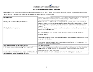 Module 3 activity 2 history - HIS100 - SNHU - Studocu