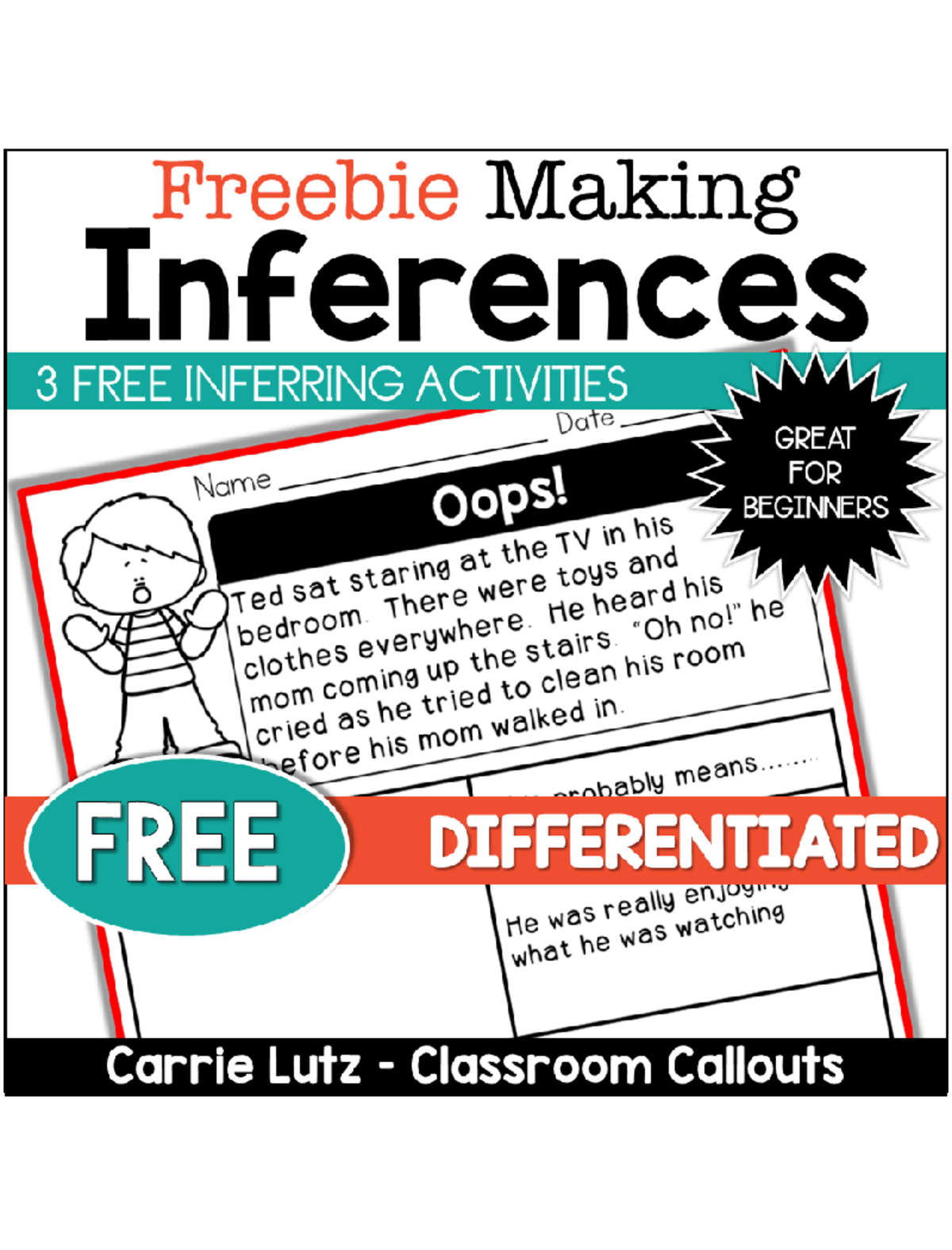 Free Making Inferences Worksheets Reading Comprehension Passages-1 ...