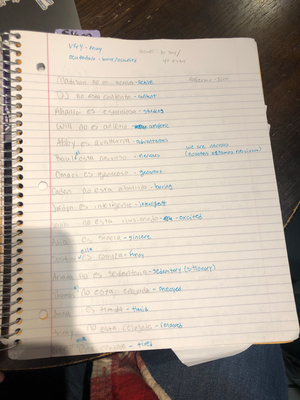 Beginner Spanish I Notes - Beginner Spanish I SPA 101 Professor: Meghan ...