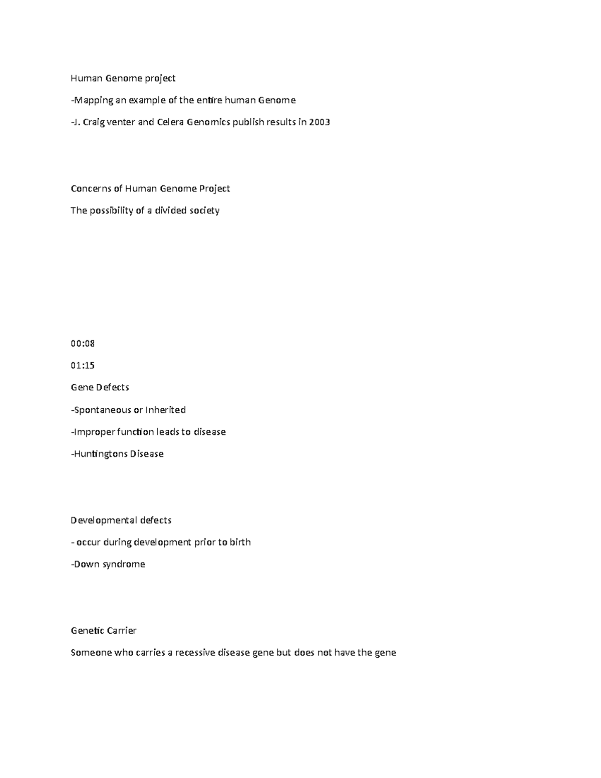 Bioethics - GSU - Human Genome project -Mapping an example of the ...