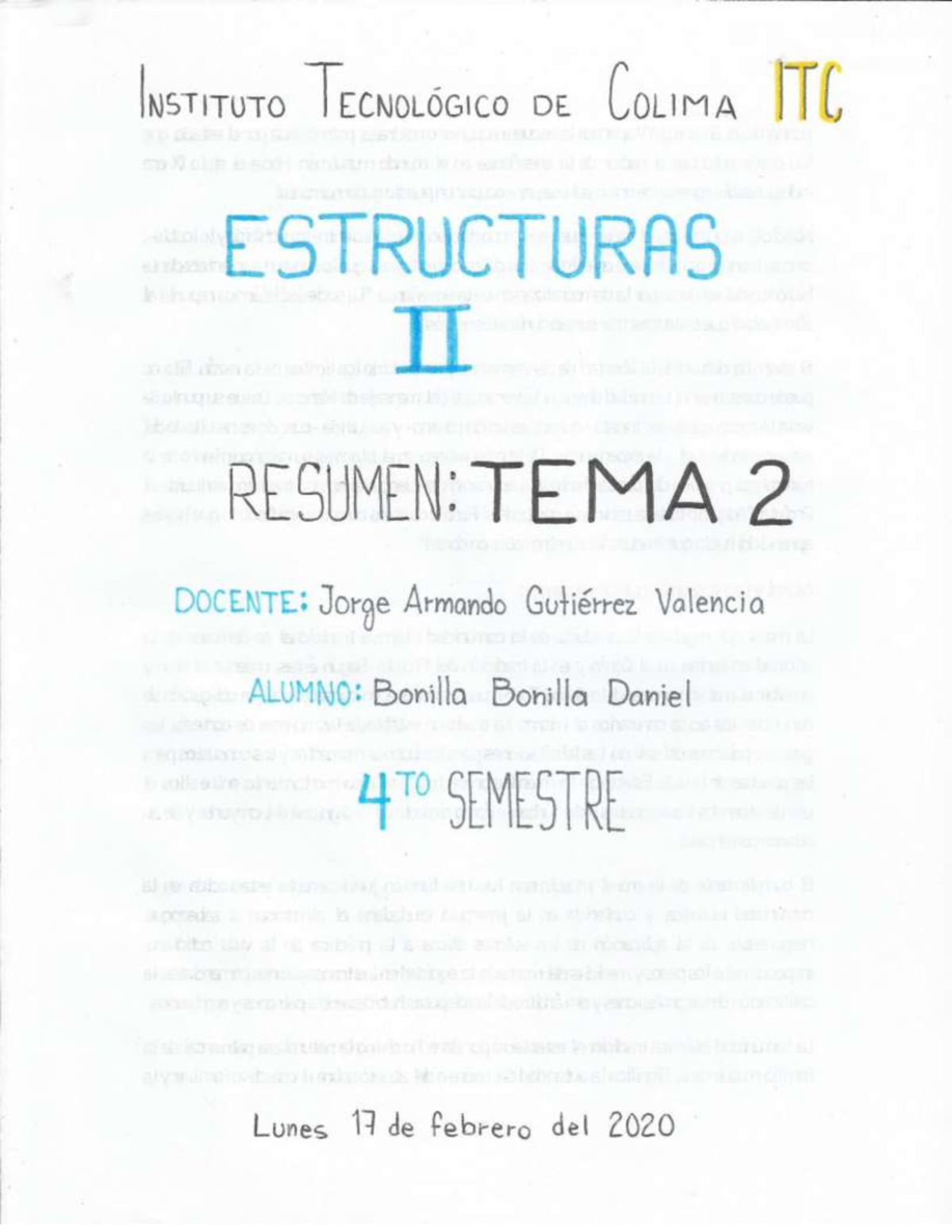 Resumen Unidad 2 - Estructura - Warning: TT: undefined function: 32 - Studocu