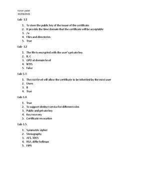 LAB 10 - lab - LAB REPORT Course Code: - CNET 124 Course Name ...