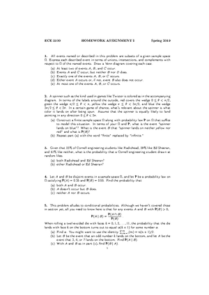 Prelim 2-f09-sol - ECE 3100 Fall 2009 Prelim #2: Solution (a) False. Markov’s inequality holds ...