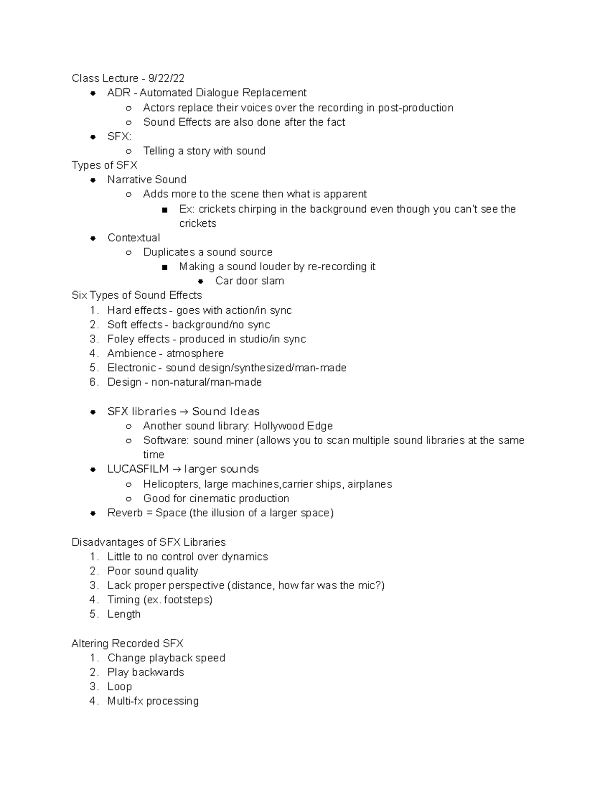 BCA Class Lecture - 9 22 22 - Class Lecture - 9/22/ ADR - Automated ...