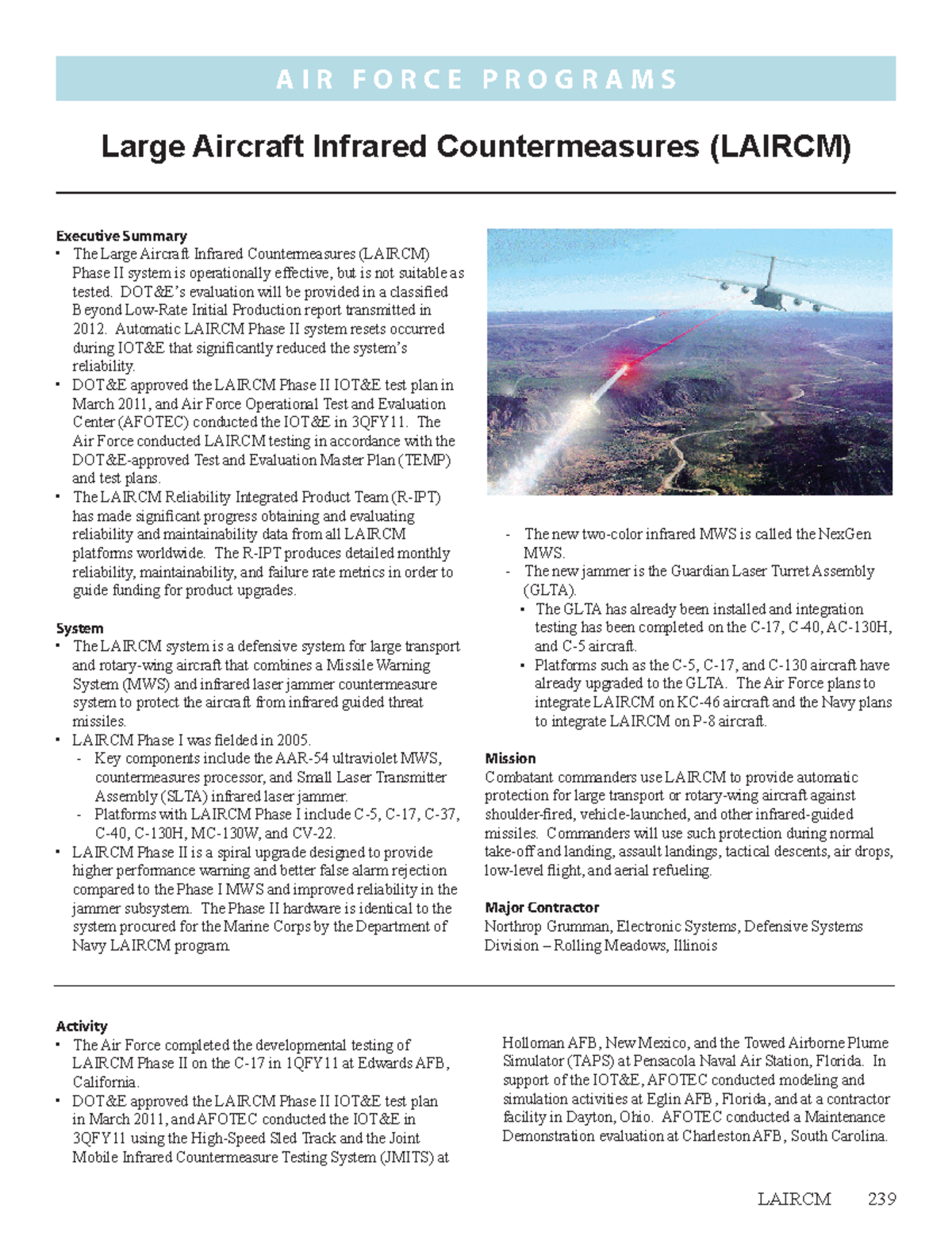 2011 laircm - Aircraft Plume Infrared Signature in Nonafterburning Mode ...