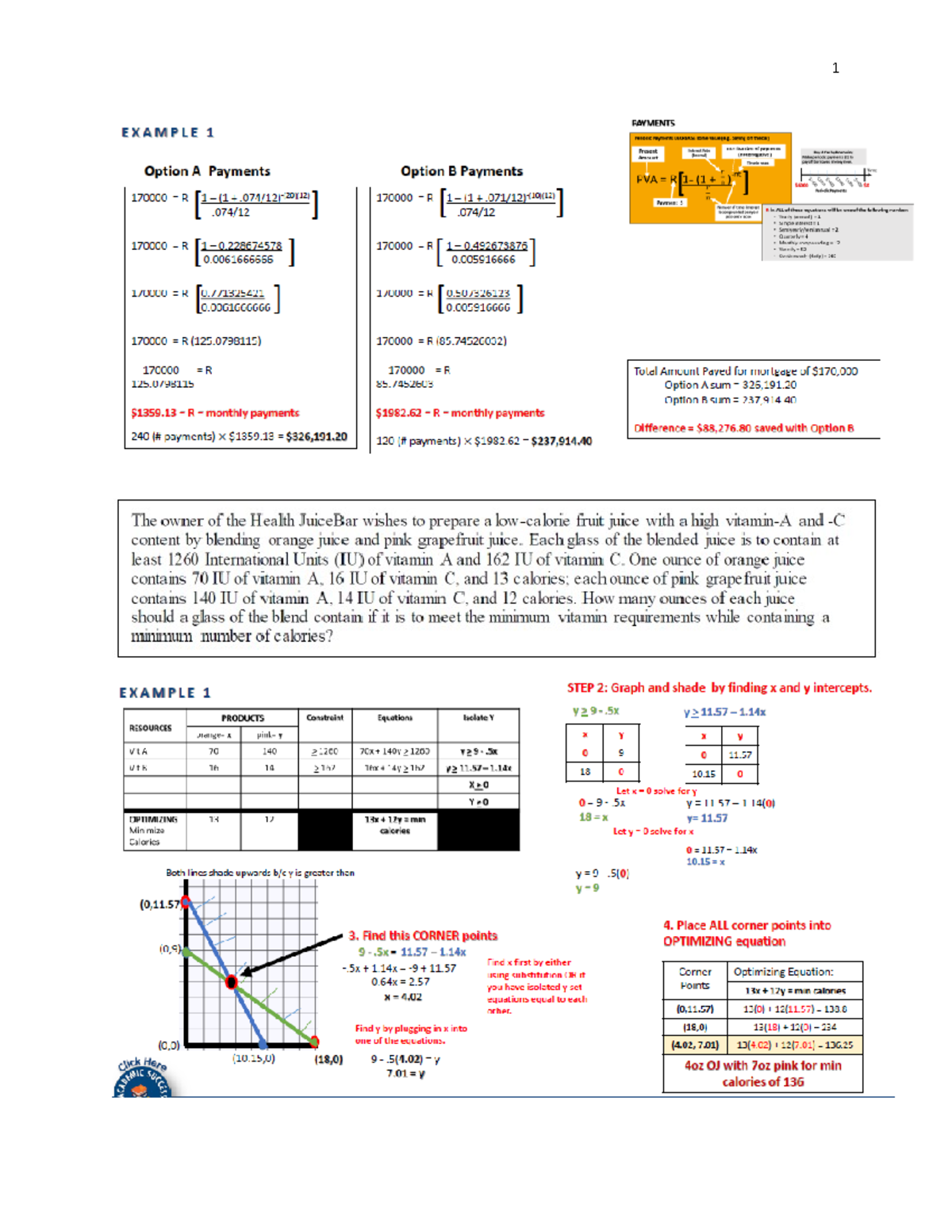 Final MATH Cheat Sheet - MATH-119 - Studocu