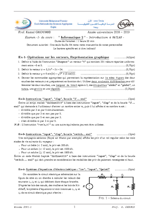 Cours Programmation C - première partie - PROGRAMMATION EN LANGAGE C Pr. Hasna ABIOUI E-mail ...