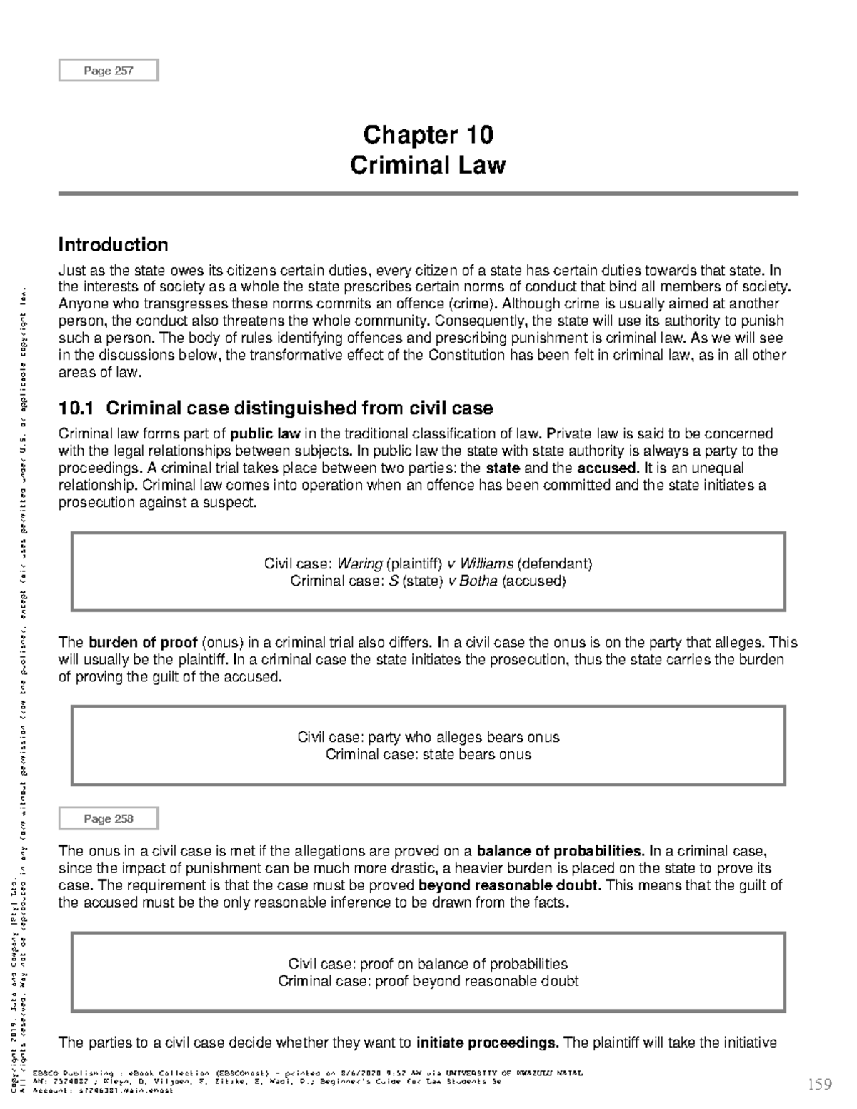 Chapter 10Criminal Law Beginners Guide For Law S - 159 Page 257 Chapter ...