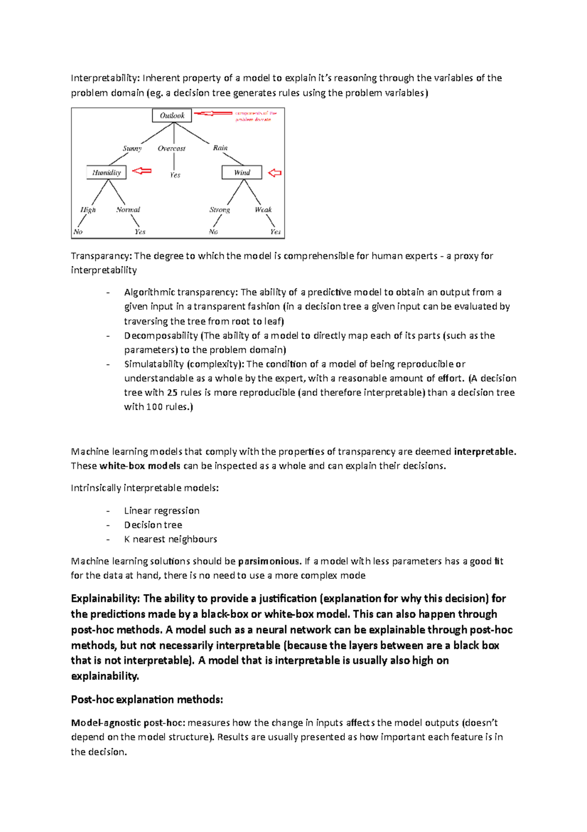 Summary for lecture on explainable artificial intelligence ...