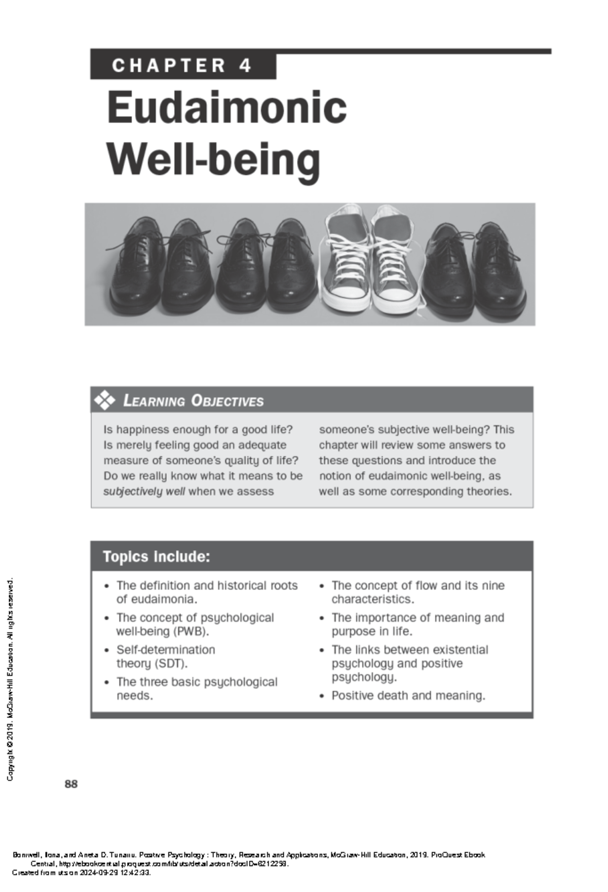 Wellbeing (Eudaimonic Wellbeing) - ####### Boniwell, Ilona, and Aneta D ...