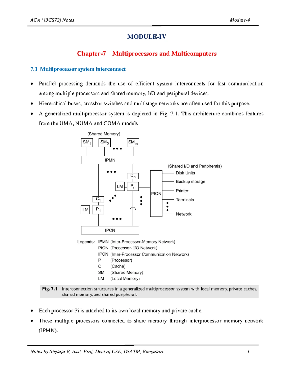 Module 2 Aca Module 2 Module Chapter 4 Processors And Memory Hierarchy 4 Advanced Processor