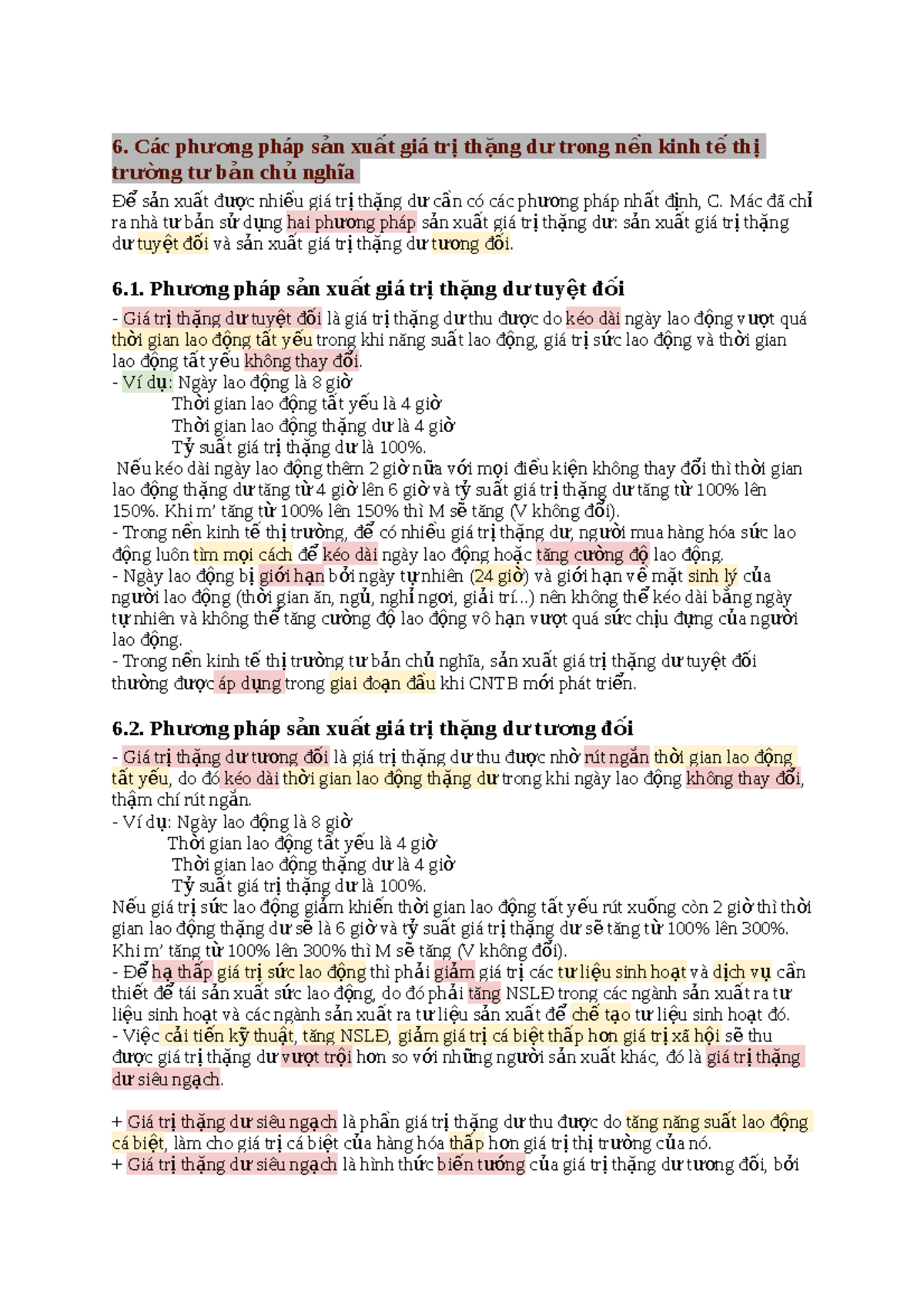 6 - 904 - v6 - 904 - 6. Các ph ương pháp s ản xu ất giá tr ị th ặng d ư trong n ền kinh t ế thị ...