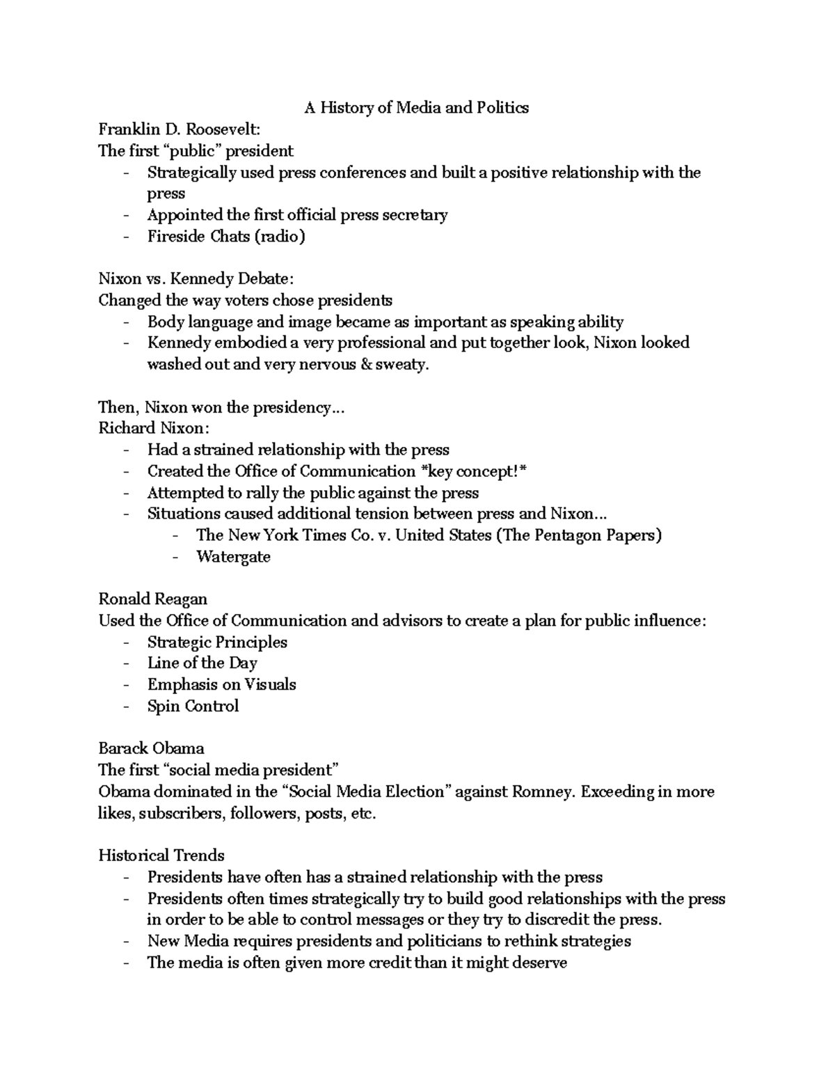 A History of Media and Politics - A History of Media and Politics ...